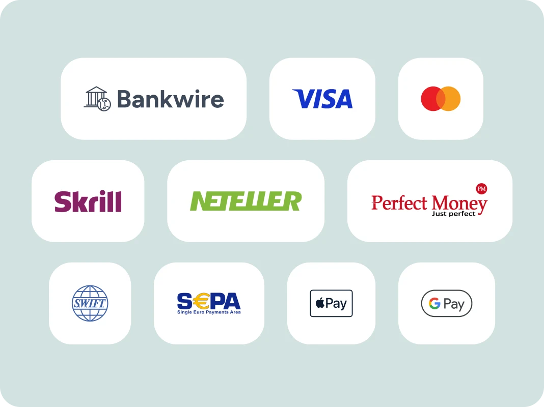 Deposits and withdrawals